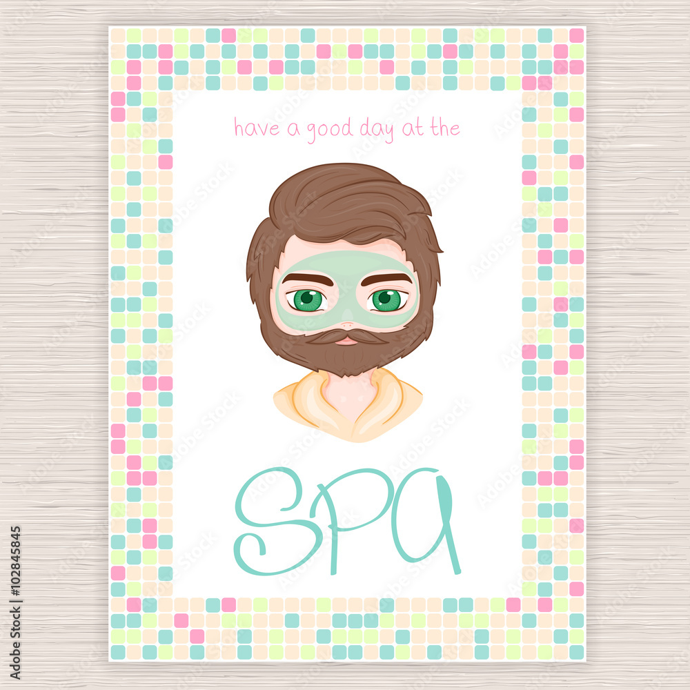 Spa Mask Invitations