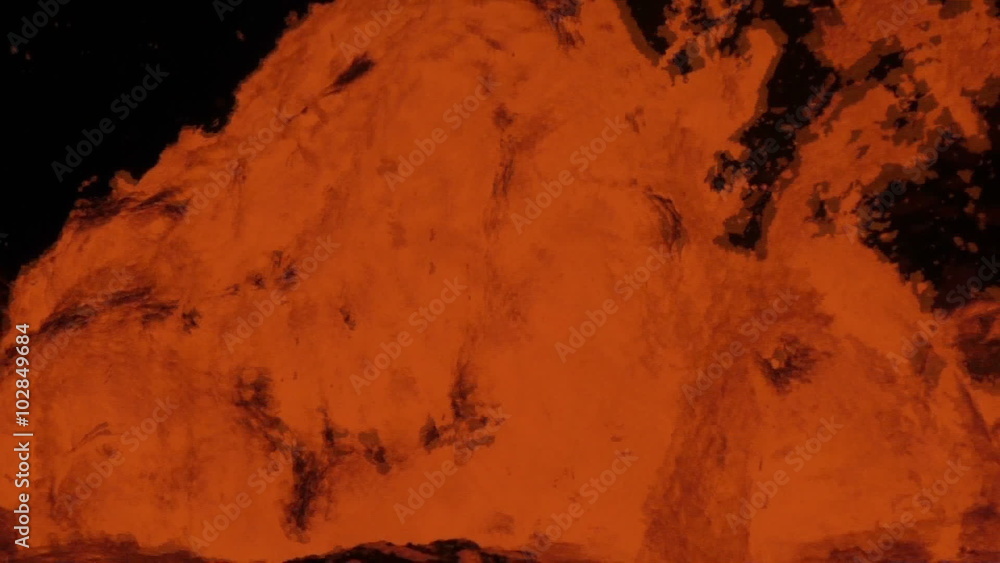 Ethiopia, Volcano Erta Ale, Close up of Lava bubbles Stock Video ...
