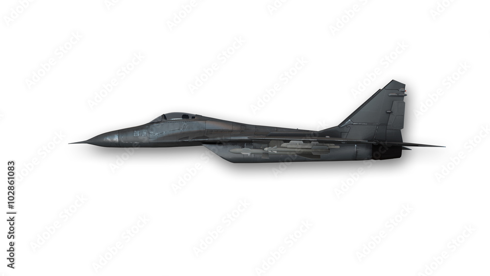 Jet White Background