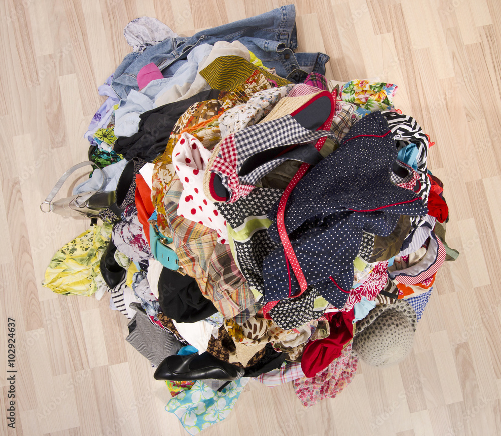 Clothes Thrown On The Floor