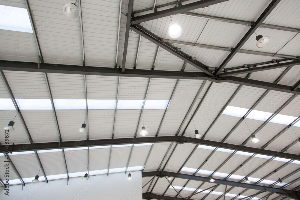 Industrial unit ceiling Stock Photo | Adobe Stock