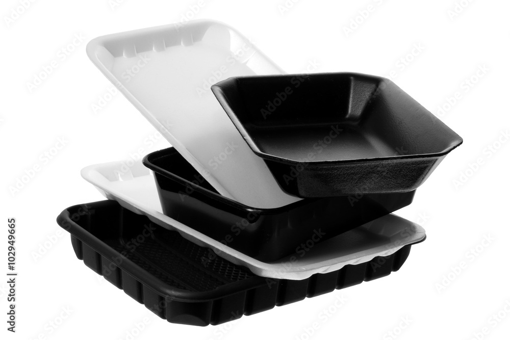 Stack of Food Trays Stock Photo | Adobe Stock