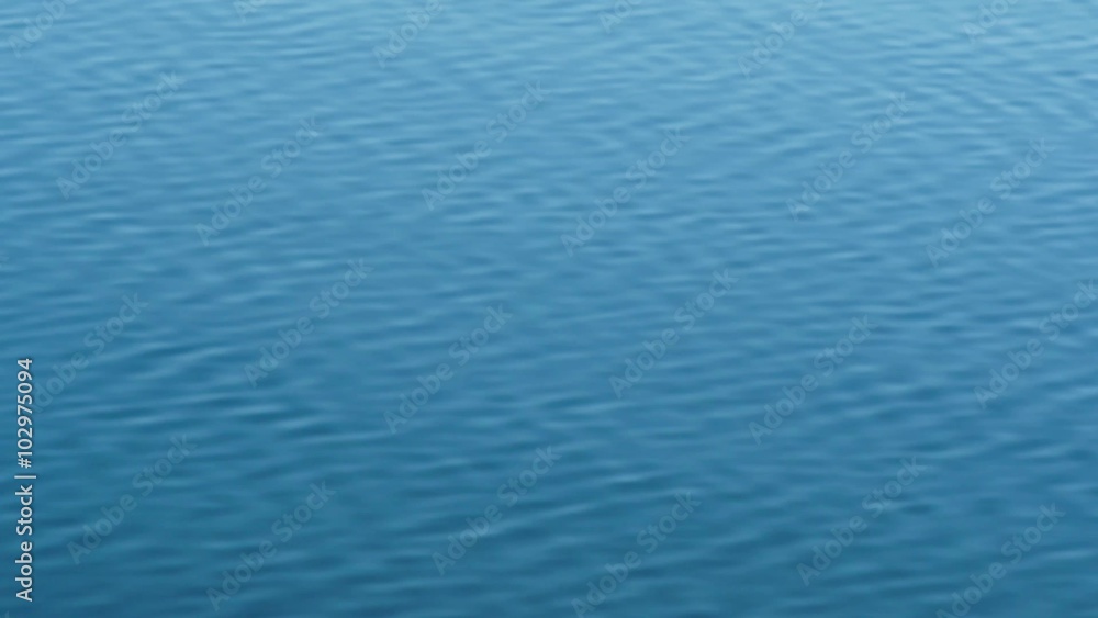 Blue Rippling Water at a Lake Stock Video | Adobe Stock