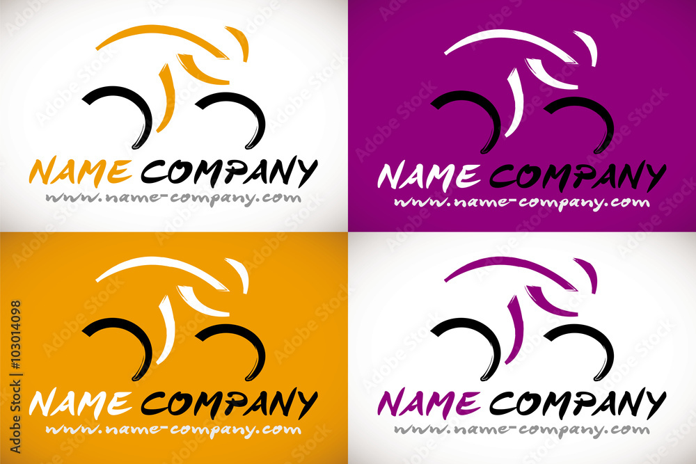 logo cycliste vélo sport Stock Vector | Adobe Stock
