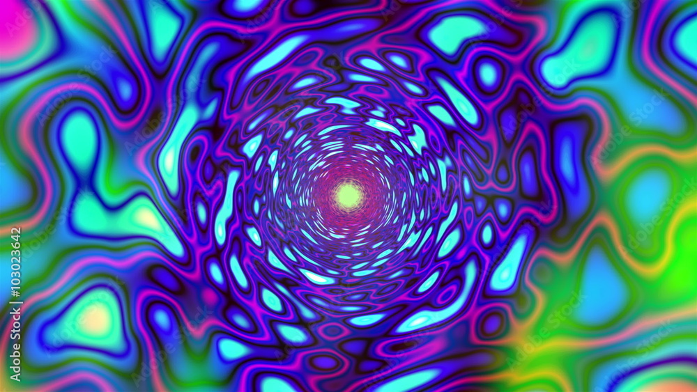 Psychedelic Tunnel Trip Animation. Psychedelic tunnel trip animation to ...