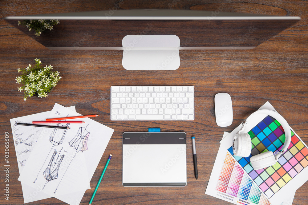 Fashion Designer Workspace