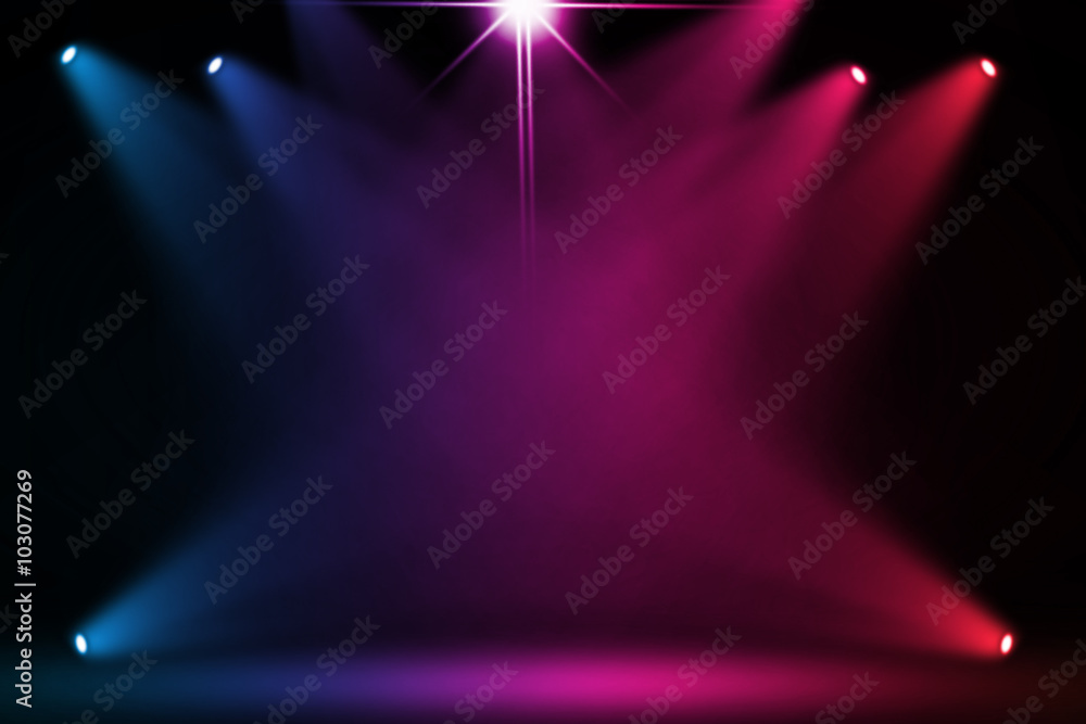 Colorful stage background Stock Photo | Adobe Stock