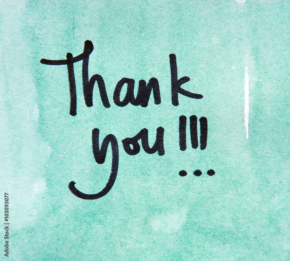 thank you message Stock Photo | Adobe Stock