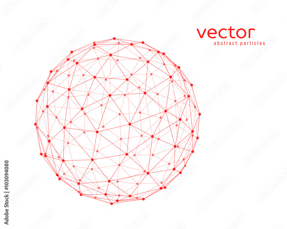 Vector illustration of sphere Stock Vector | Adobe Stock