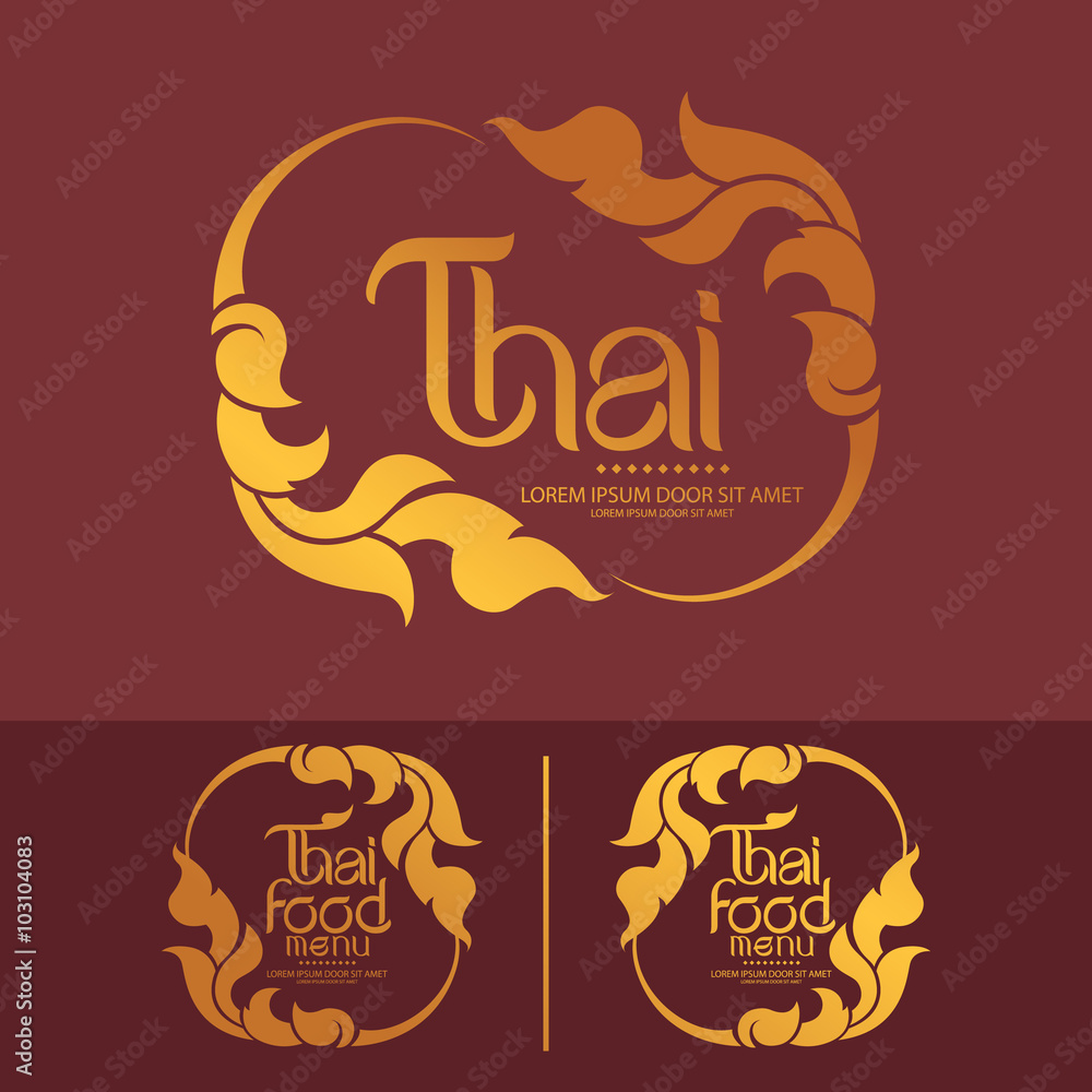Thai Art Vector Stock Vector | Adobe Stock