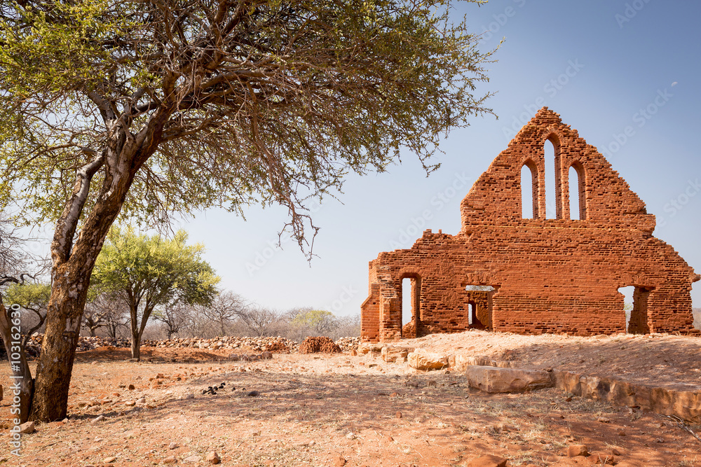 Old Palapye Church Botswana Stock Photo | Adobe Stock
