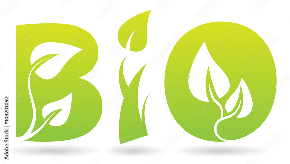 Bio Lebensmittel Siegel Logo Vektor Stock-Vektorgrafik | Adobe Stock