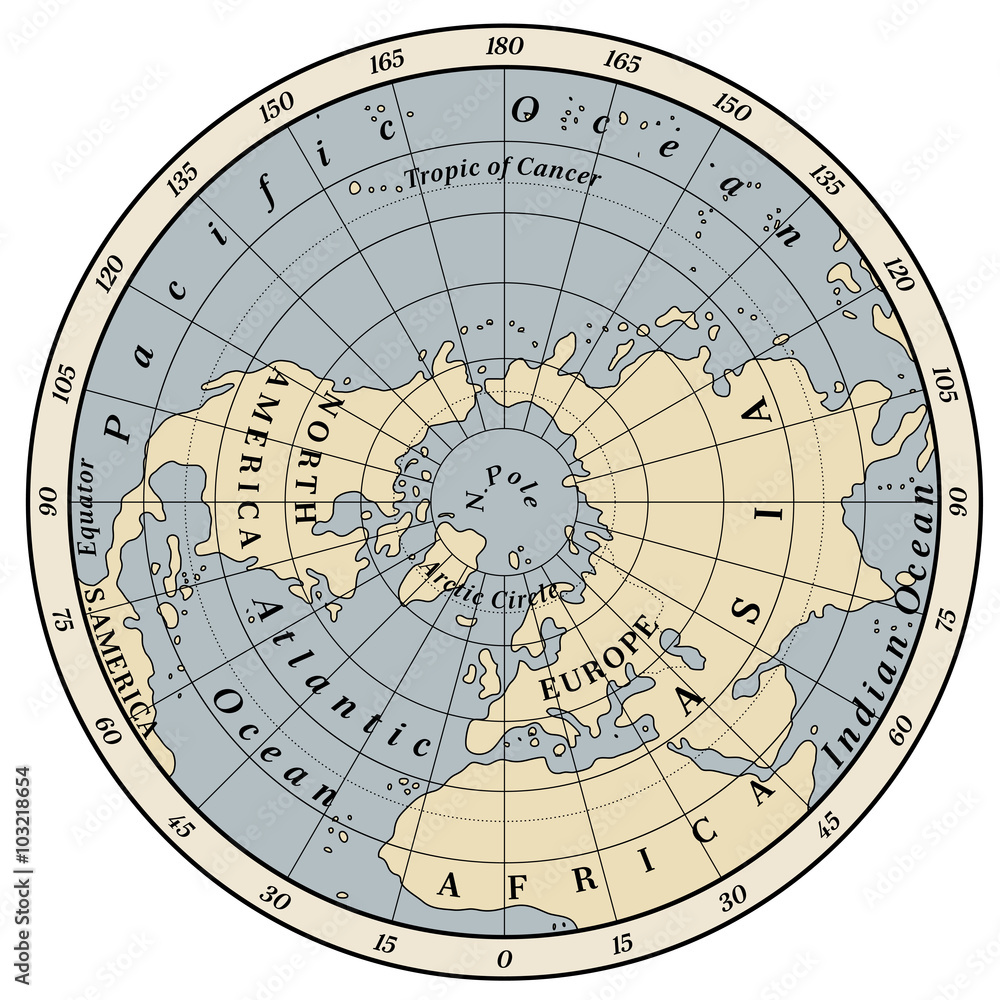 Northern Hemisphere Stock Vector | Adobe Stock