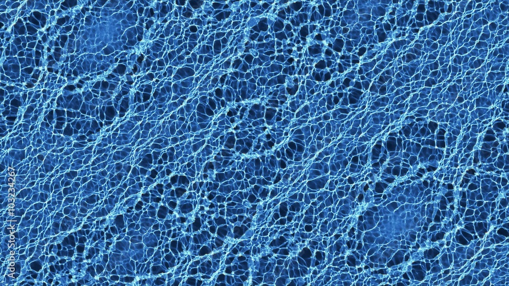 Blue sea caustics shot below the water surface, big detailed realistic ...