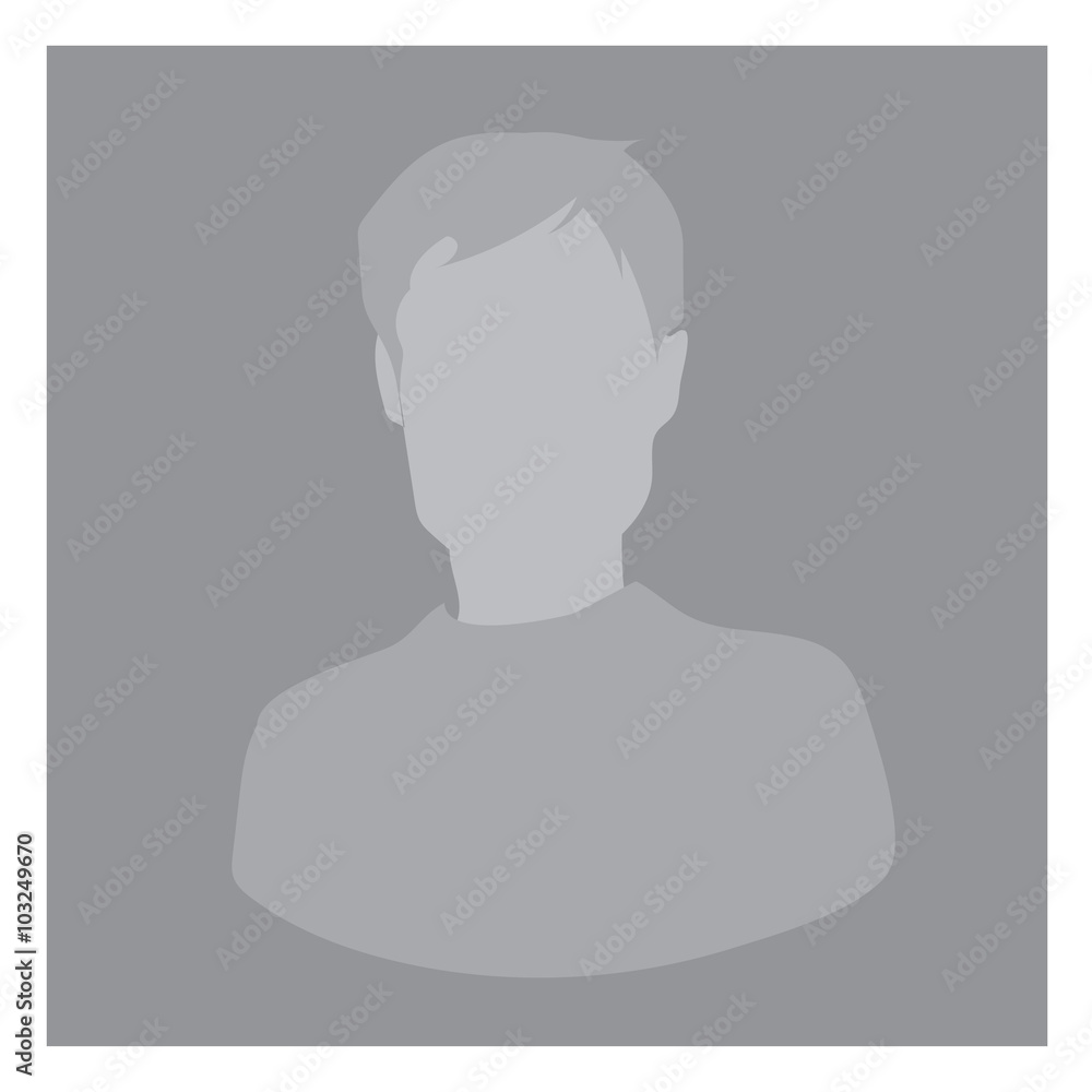 Flete guy, man, woman, avatar, profile photo, gray silhouette is Stock ...