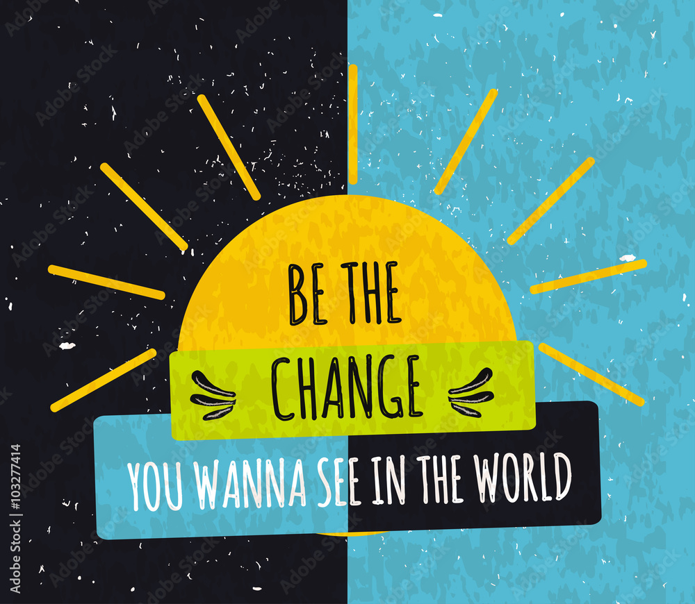 Colorful typographic motivational poster to raise faith in yourself and ...