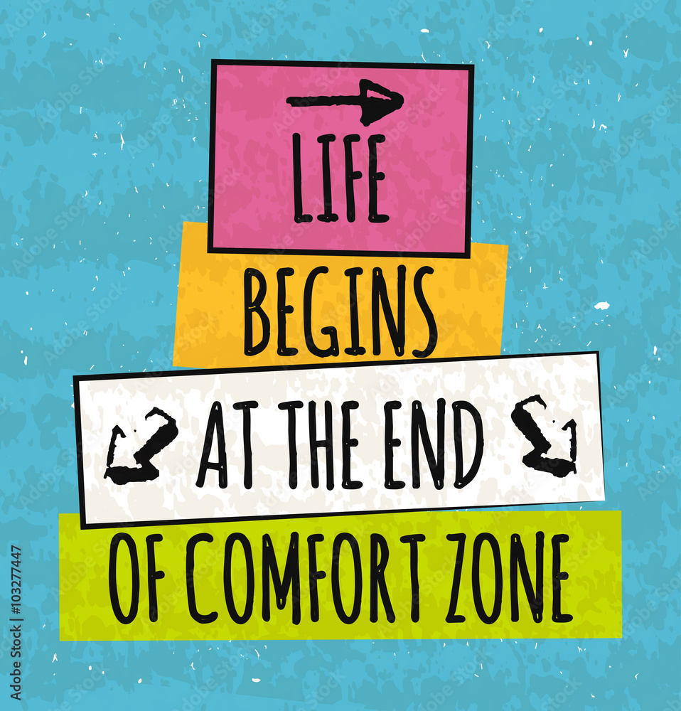 Colorful typographic motivational poster to raise faith in yourself and ...