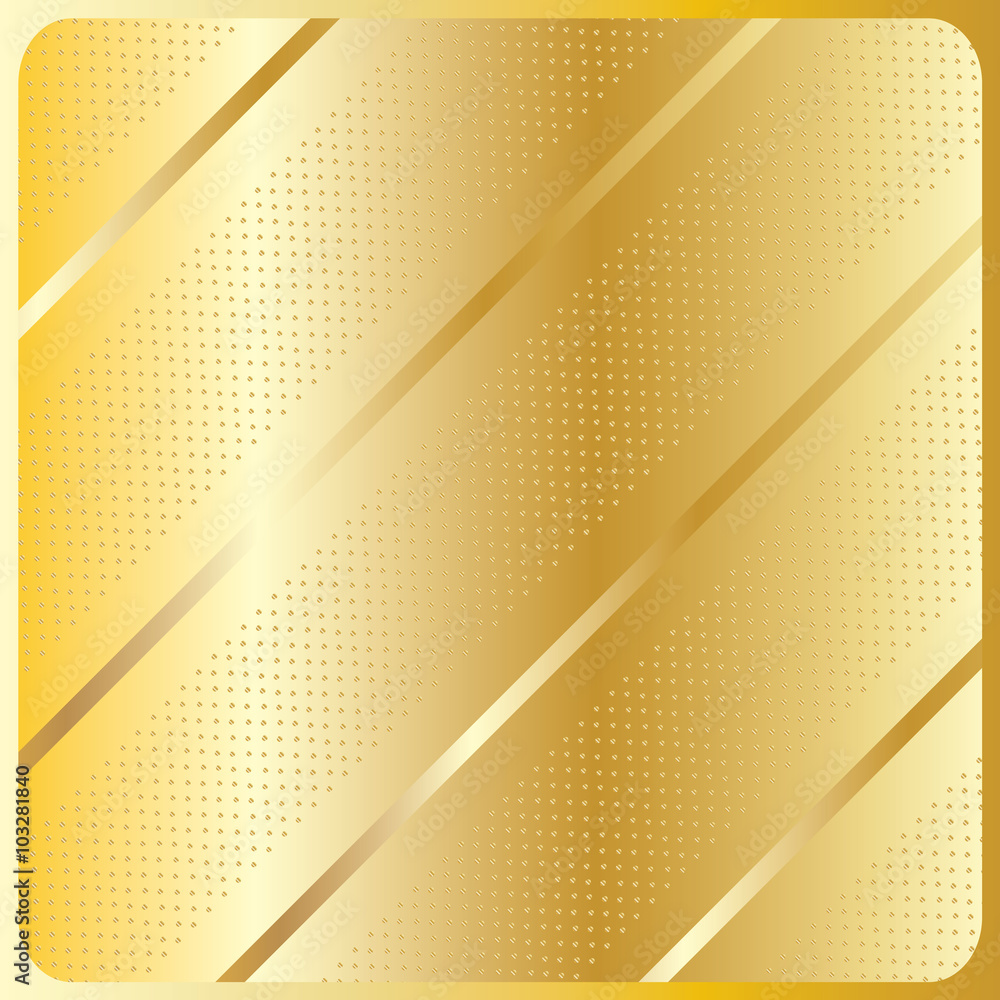 Golden geometric pattern, gold diagonal lines and polka dots stripes on ...