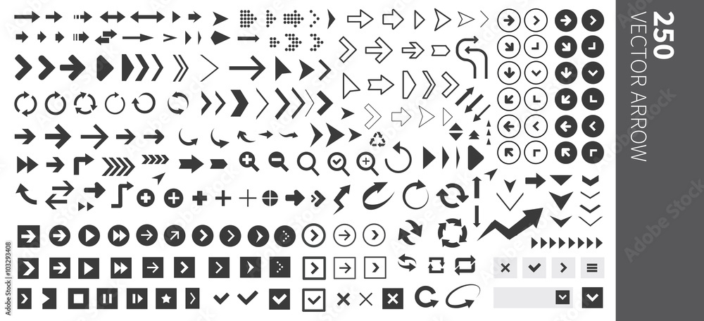 flèche vector de Stock | Adobe Stock