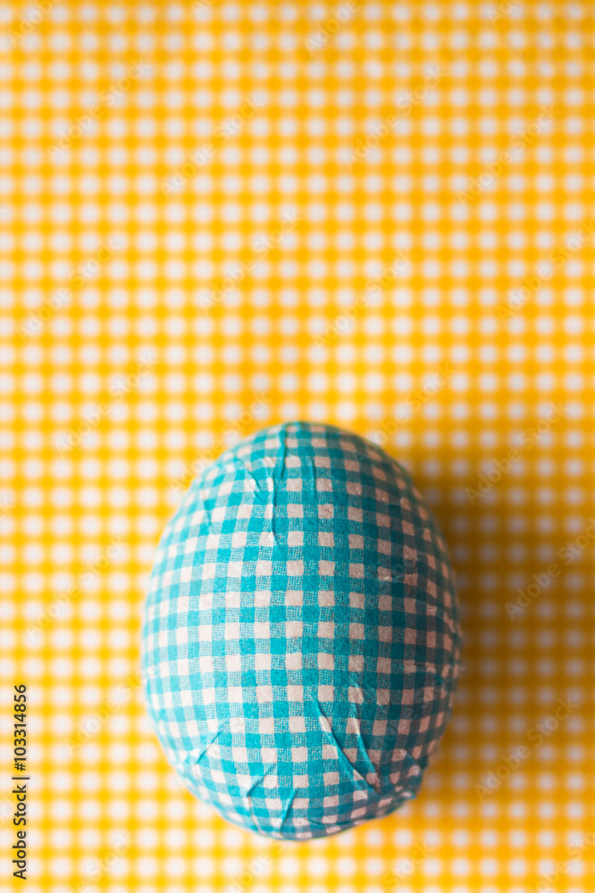 Easter egg decorated with paper napkin Stock Photo | Adobe Stock