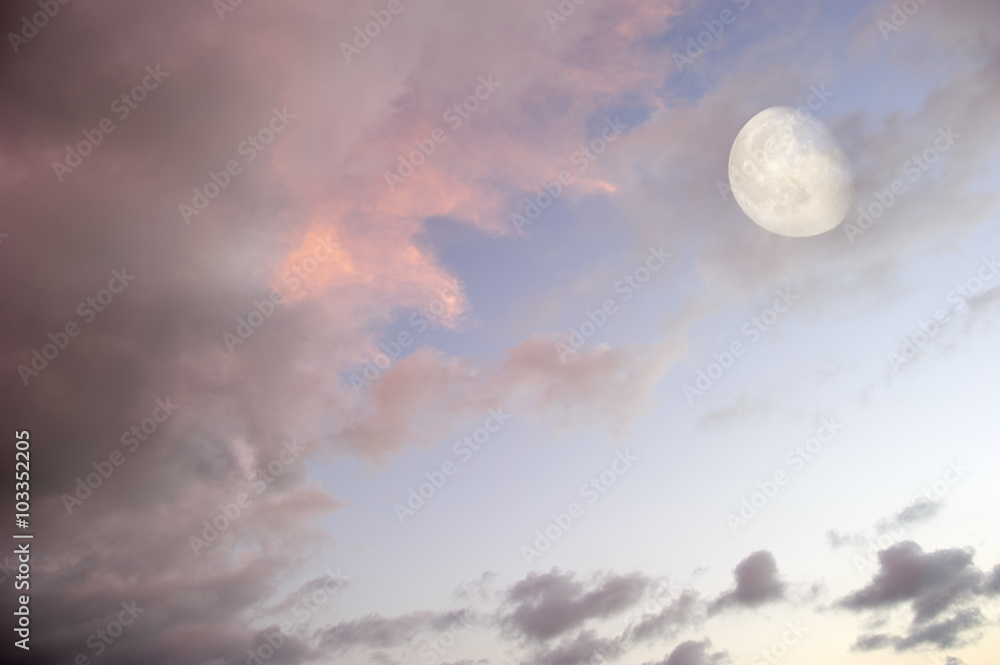 Moon Clouds Stock Photo | Adobe Stock
