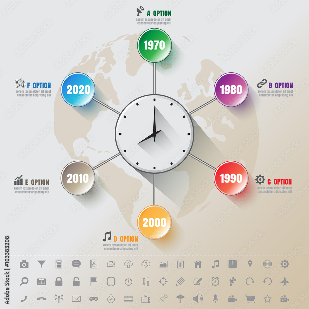 Design template: Creative infographic creative business schedule ...