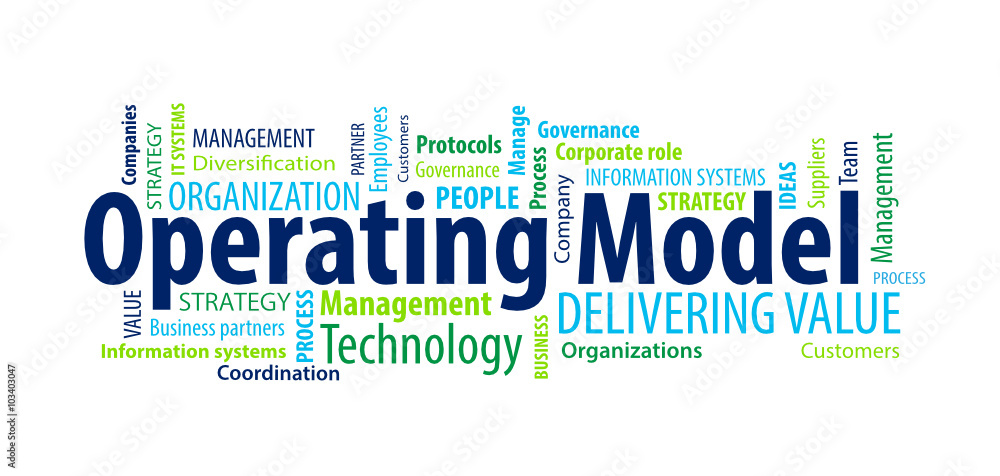 Operating Model Stock Vector | Adobe Stock