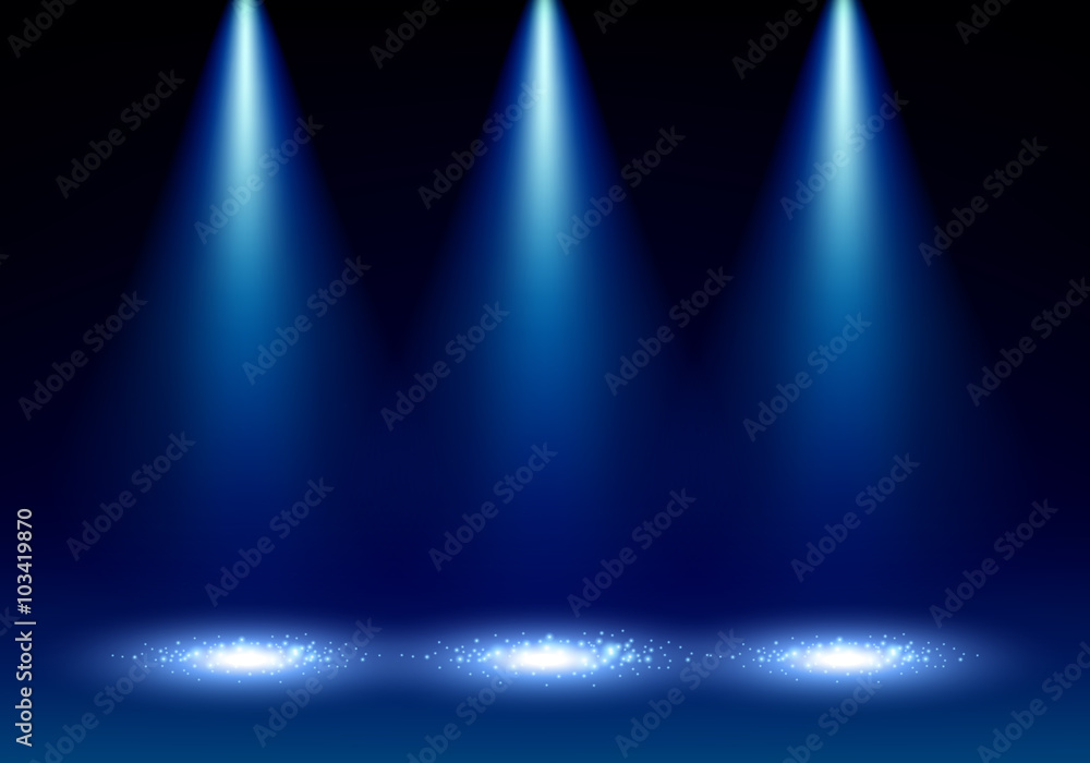 Colorful spotlight background vector illustration. Stock Vector | Adobe ...
