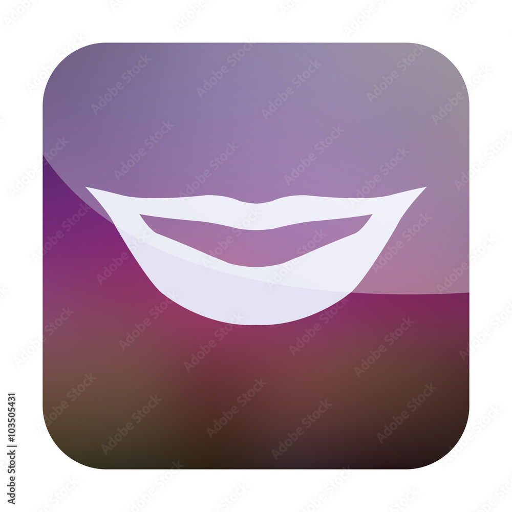 vector icons of modern female lips Stock Illustration | Adobe Stock