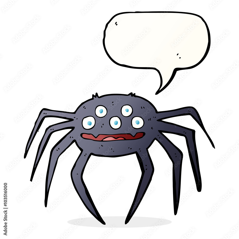Cartoon Halloween Spider