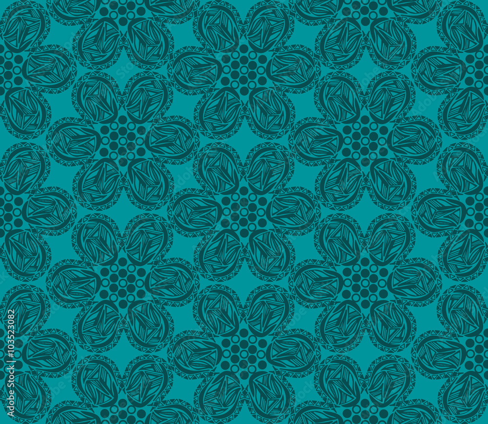 seamless flower pattern Stock Vector | Adobe Stock