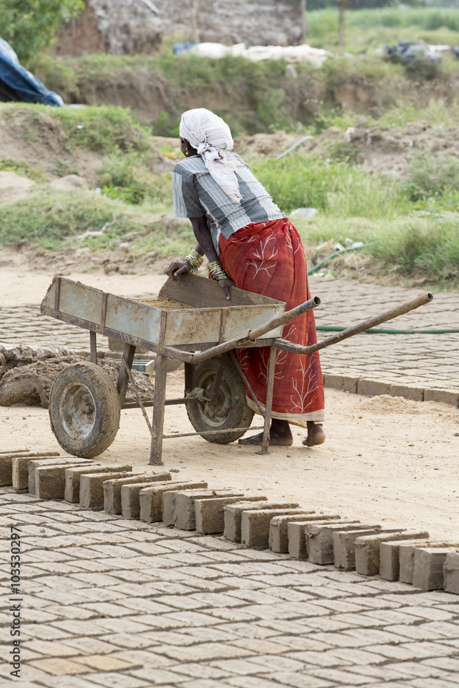 Scenes of rural life in India Stock Photo | Adobe Stock