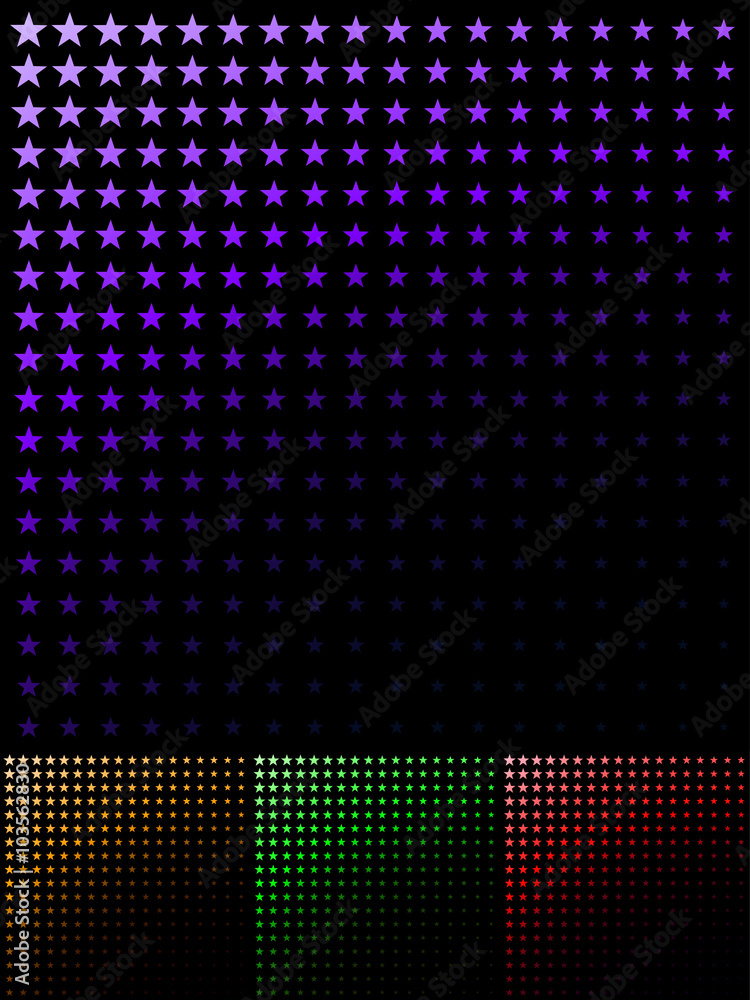 Abstract starry gradient vector background with color variants. Stock ...