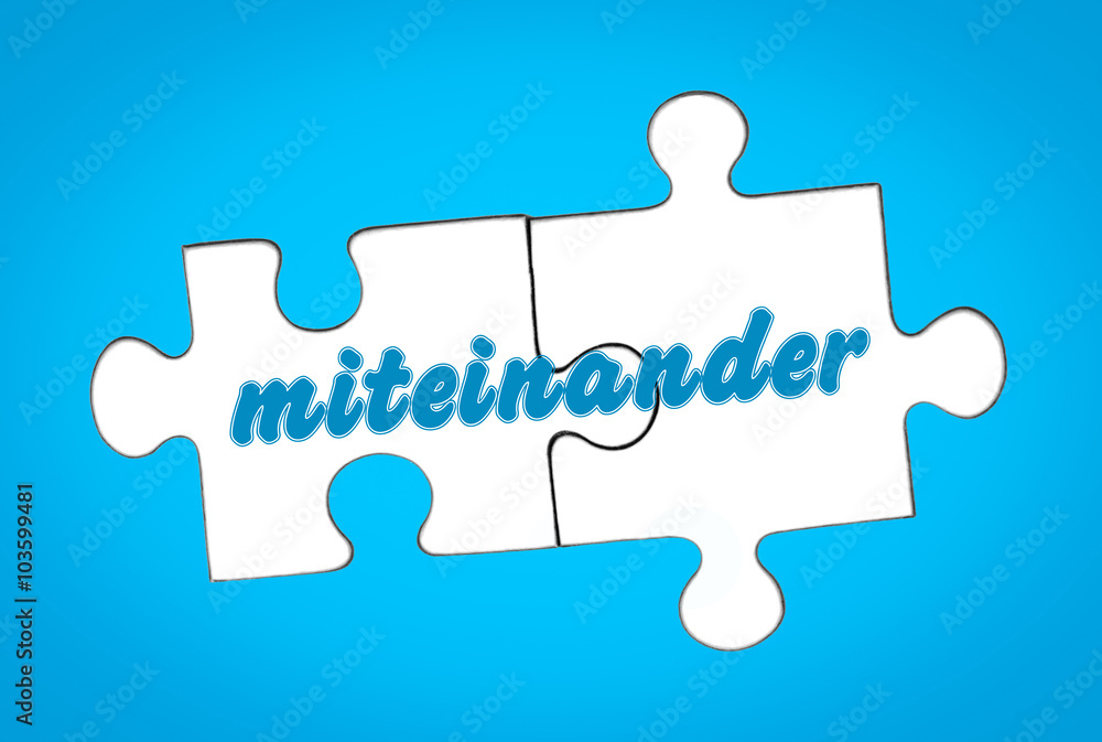 miteinander Stock Illustration | Adobe Stock