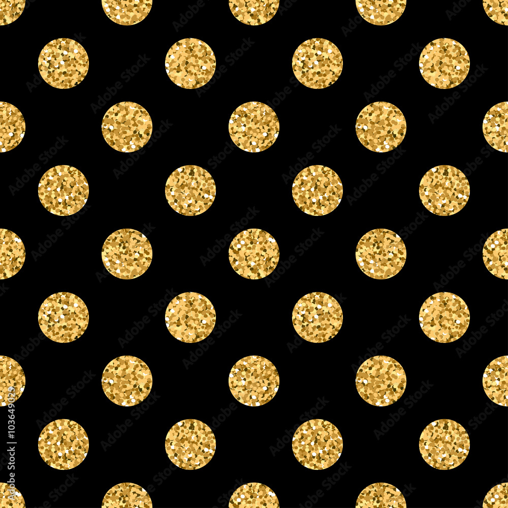 Glitter Polka Dot Wallpaper
