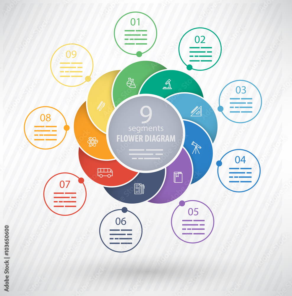 circular presentation template Stock Vector | Adobe Stock