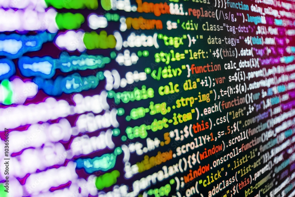 Software Background Programming Code On Computer Screen Website Codes 9087