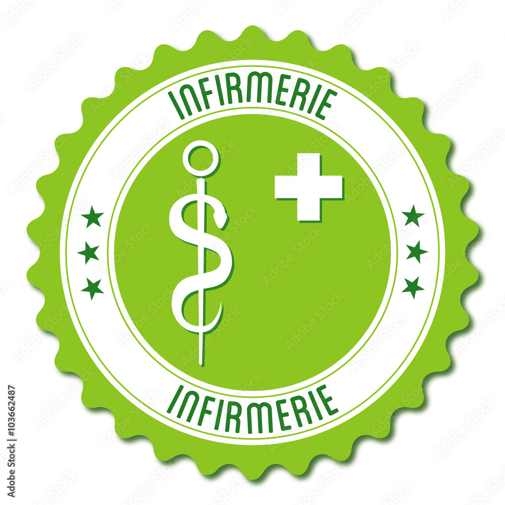 Logo infirmerie. Stock Vector | Adobe Stock