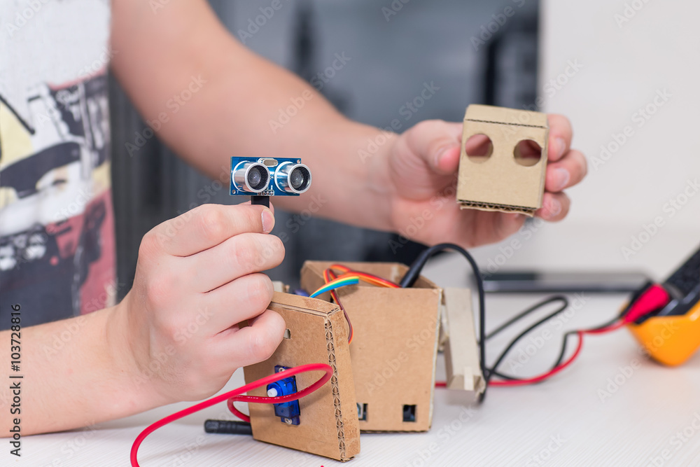 robot assembly process Stock Photo | Adobe Stock