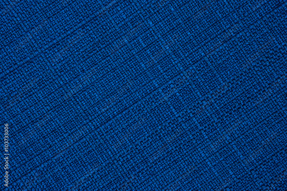 big Blue linen seamless texture in close-up (texture pattern for Stock ...