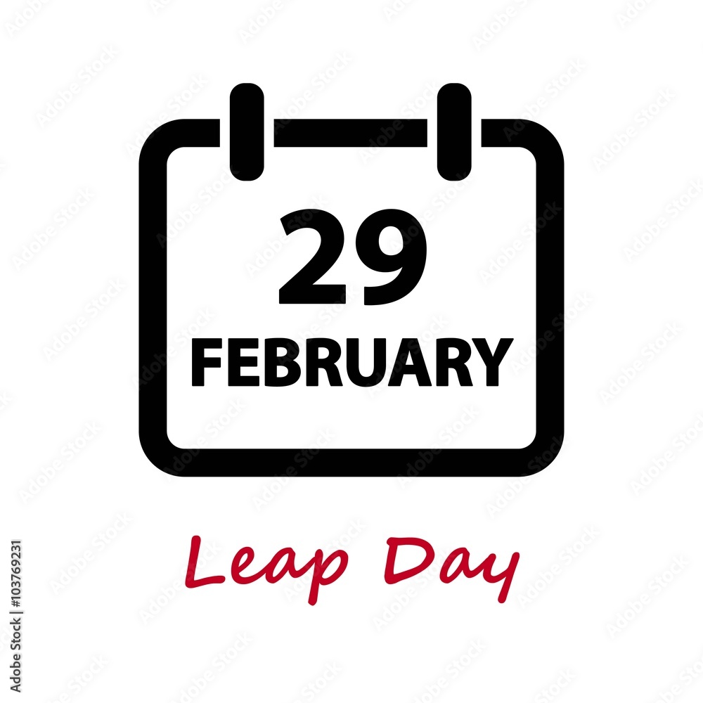LEAP DAY February 29 Vector Icon Stock Vector Adobe Stock leap-day-february-29-vector-icon-stock-vector-adobe-stock