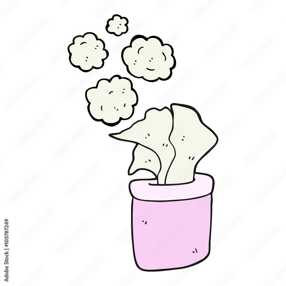 cartoon box of tissues Stock Vector | Adobe Stock