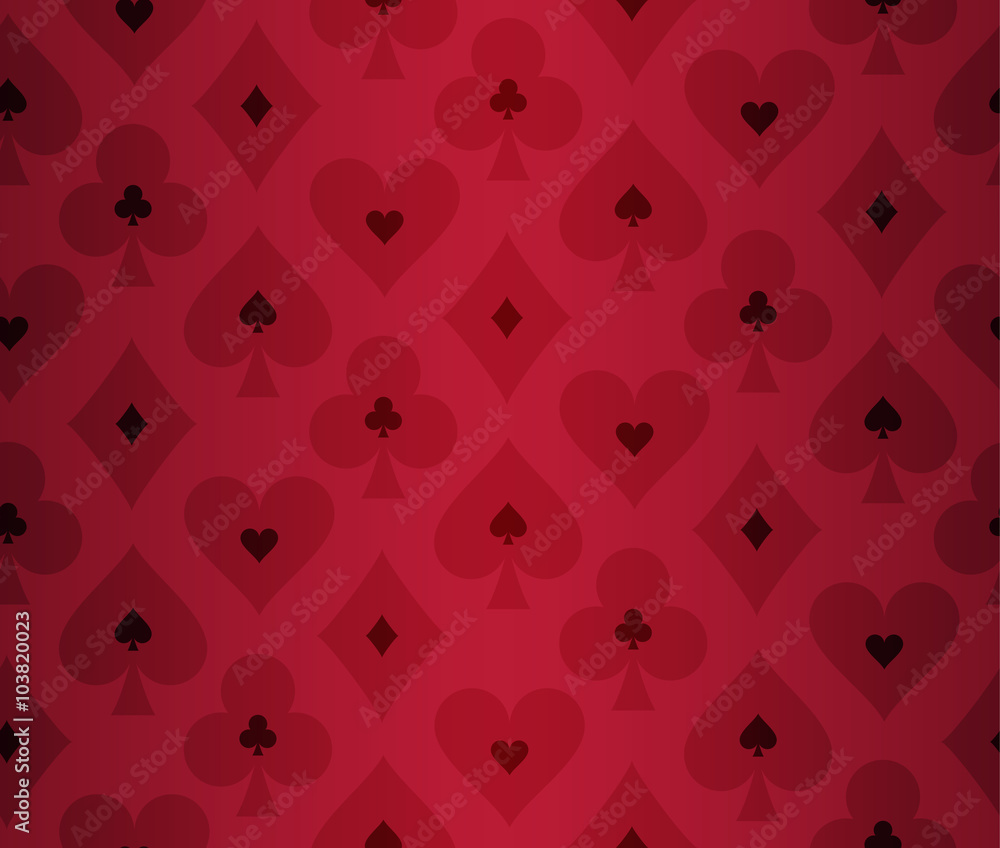 Simple red poker background with transparent effect Stock Vector ...