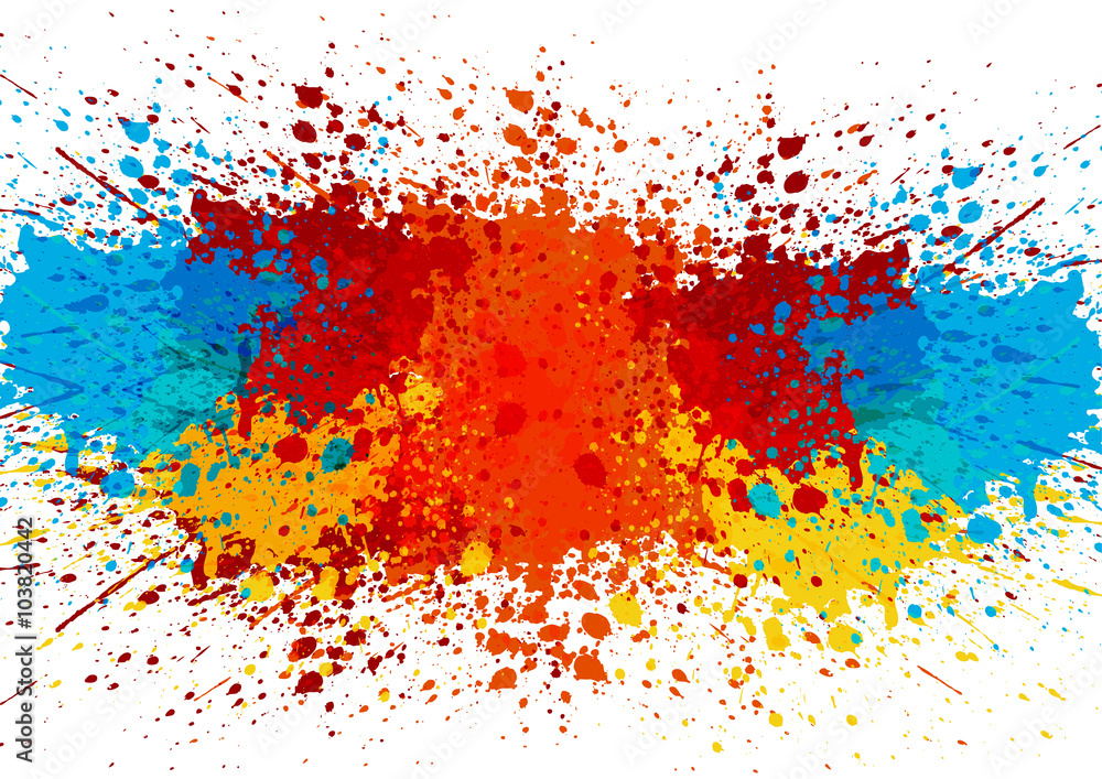 abstract splatter color background. illustration vector design Stock ...