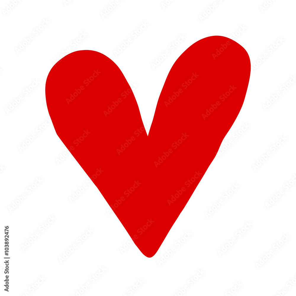 Heart vector illustration Stock Vector | Adobe Stock