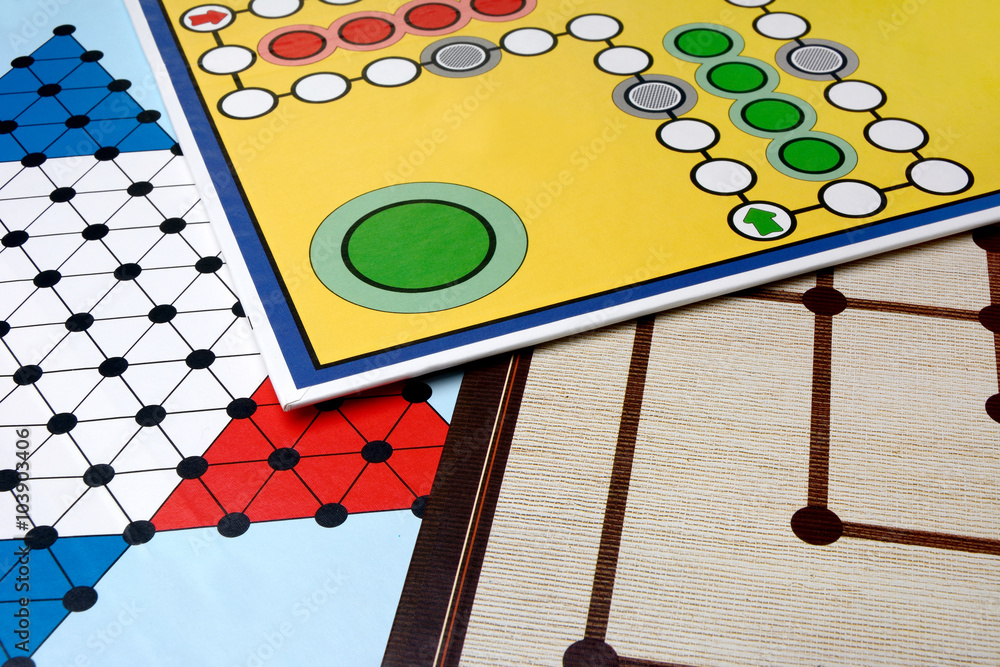 verschiedene Brettspiele Stock-Foto | Adobe Stock