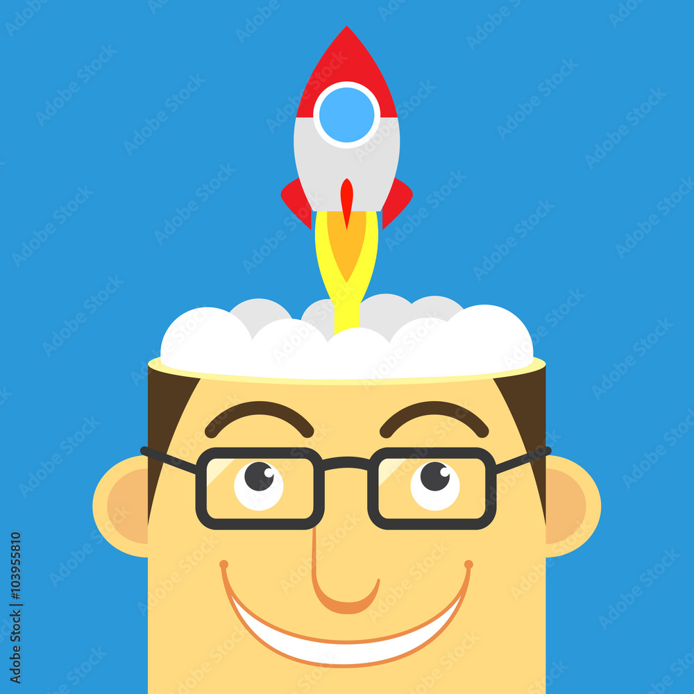 intelligent, vector Stock Vector | Adobe Stock