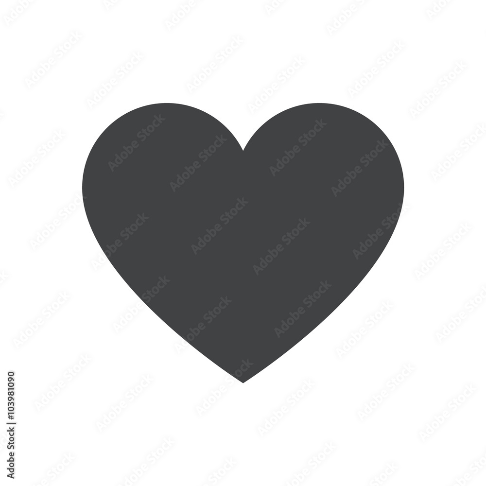 Heart icon, heart vector icon, heart icon illustration Stock Vector ...