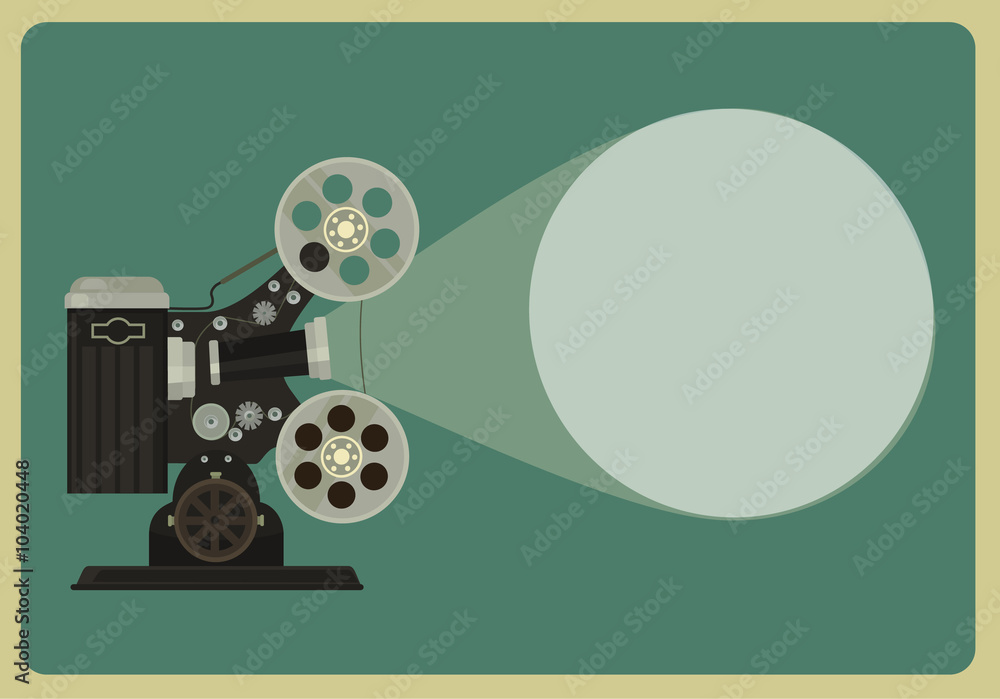 Movie Projector Vector