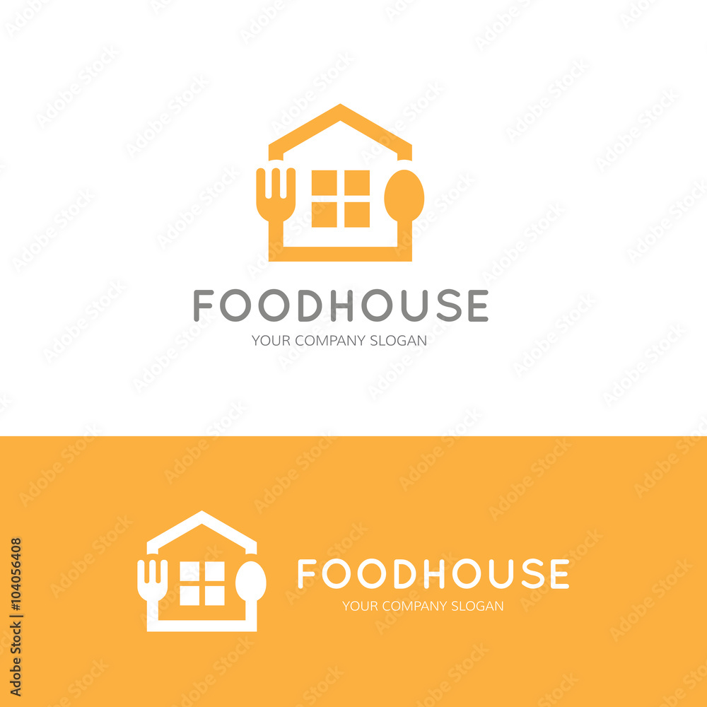 food house logo,restaurant logo,bistro logo,canteen logo,cafe logo ...